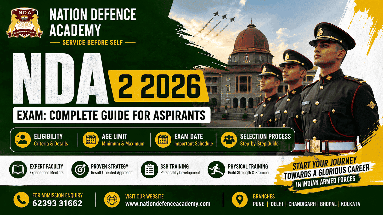 NDA 1 2026 Notification: Complete Guide: Exam Date, Eligibility, Age ...